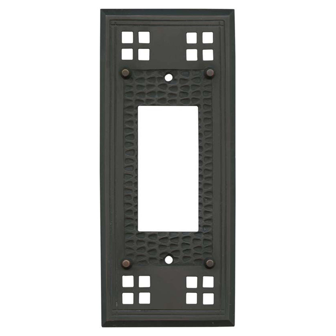 Mission Classic GFCI Rocker Switch Plates in Oil Rubbed Bronze Finish ...