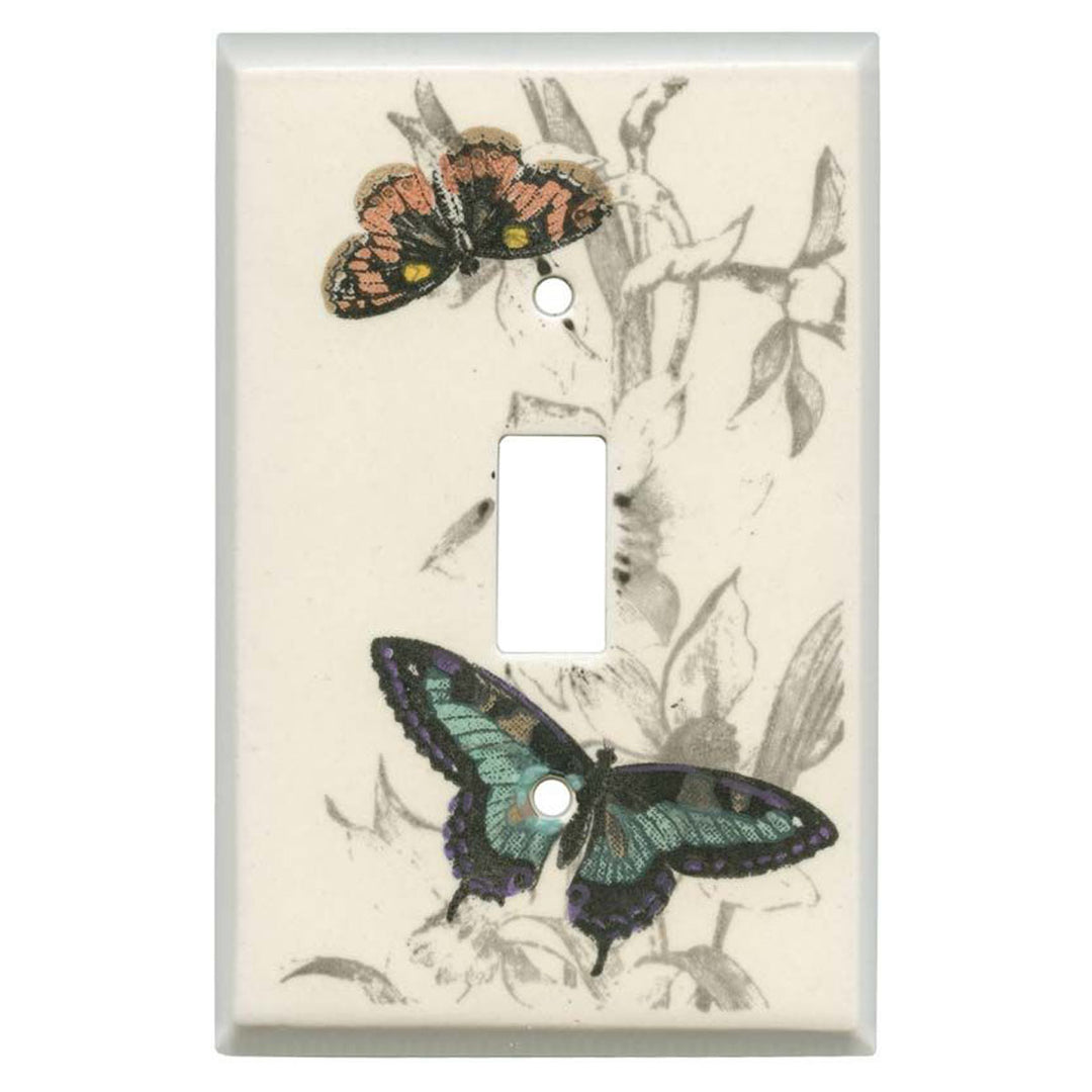 Unique Sketchbook Ceramic Single Toggle Switch Plates for Home Decor ...