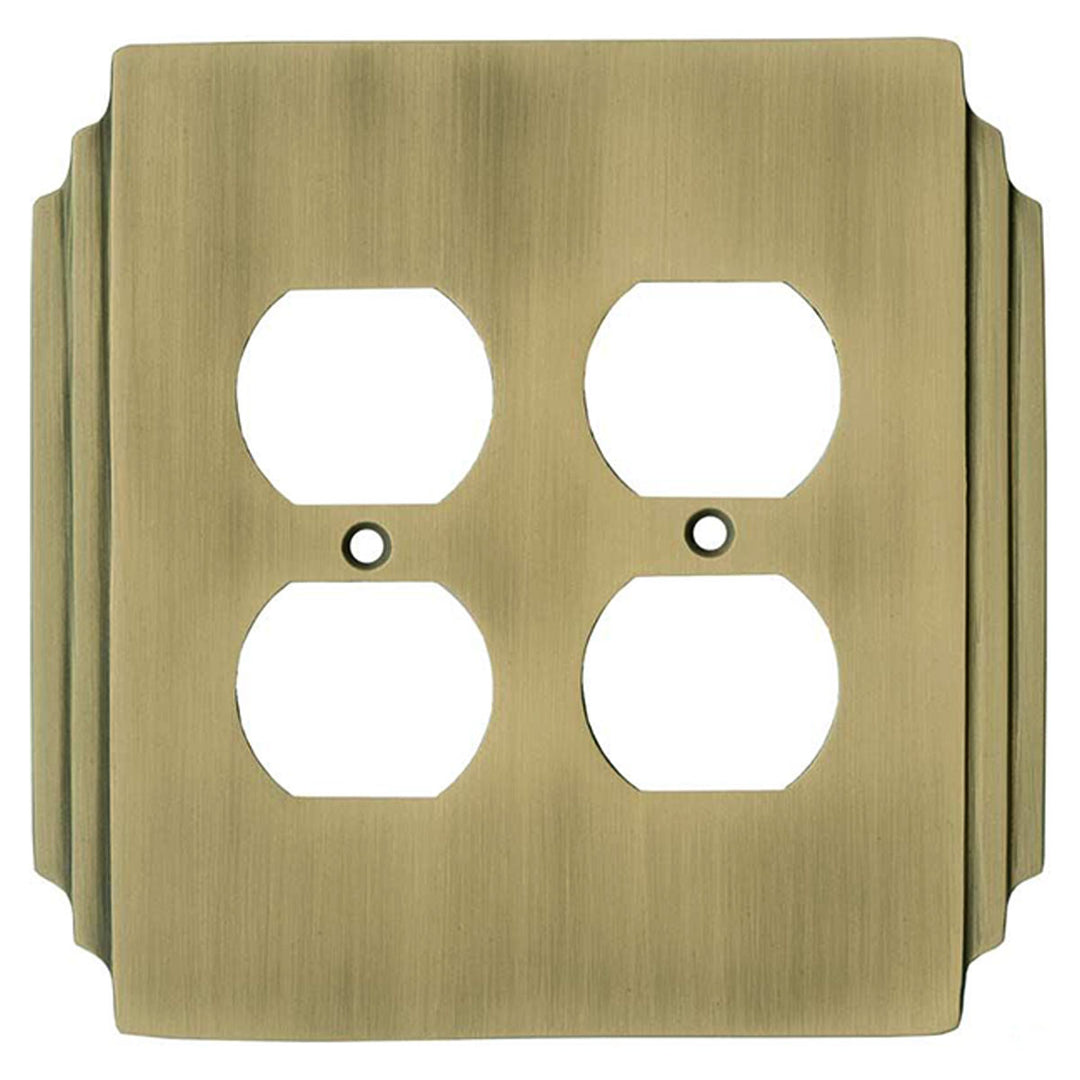 Double Gang Outlet Cover, Double Duplex Outlet Covers – Switch Hits
