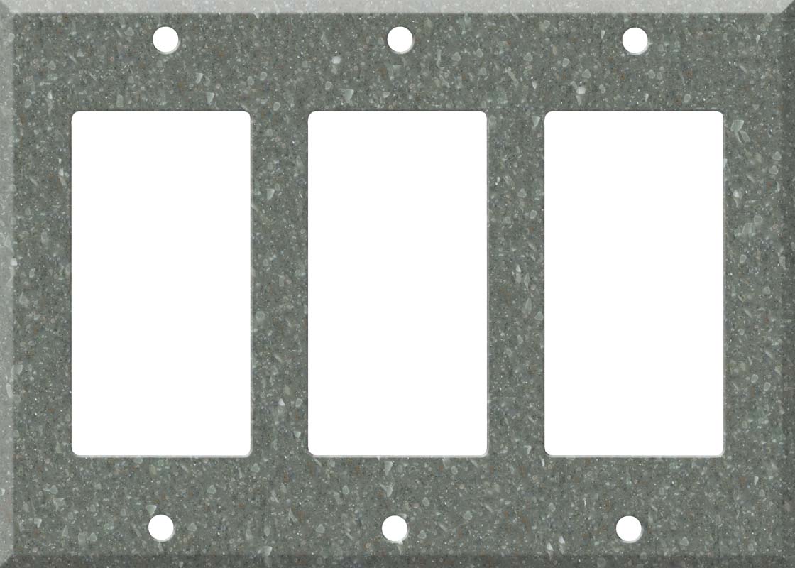 Corian Pine - Triple Rocker GFCI Decora Switch Covers – Switch Hits