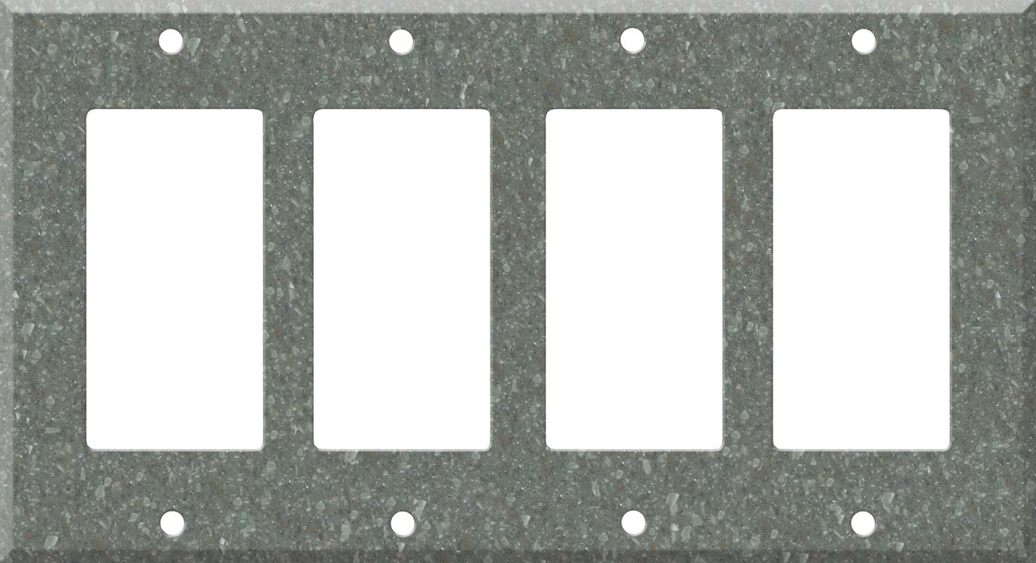 Corian Pine 4-Rocker GFCI Decora Switch Plates - Upgrade your Home ...