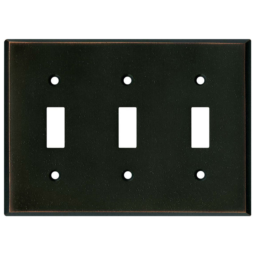 Triple Toggle Horizontal Light Switch, 3 Switch Wall Plate | Switch ...